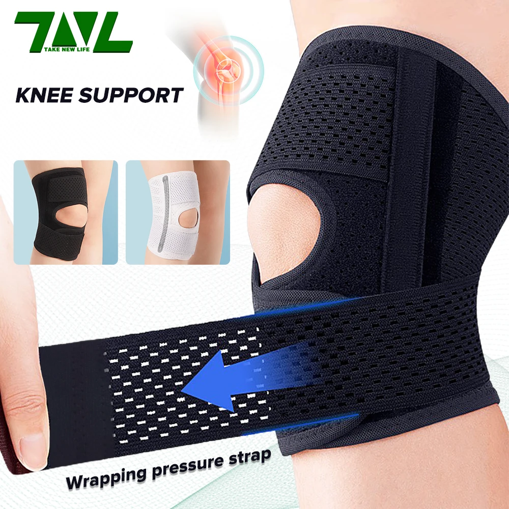 Professional-Compression-Knee-Brace-Support-Breathable-Adjustable-Knee ...