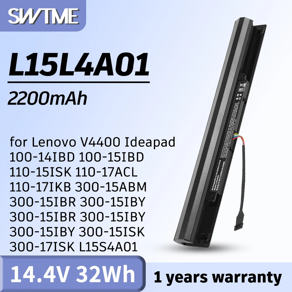 L15L4A01-Battery-for-Lenovo-V4400-Ideapad-100-14IBD-100-15IBD-110-15ISK ...