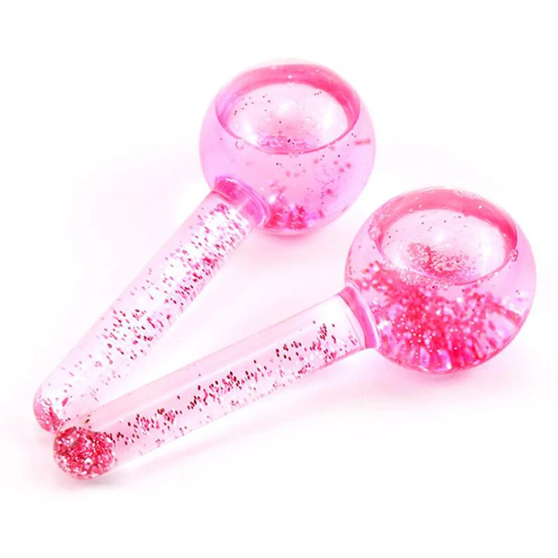 2Pcs-set-Ice-Globes-Massager-Transparent-Sequins-Liquid-Massage-Ball ...
