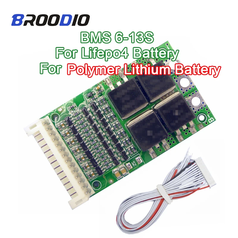 Bms 6s 7s 8s 9s 10s 11s 12s 13s 35a 50a 80a 150a Charging Module Li-ion ...