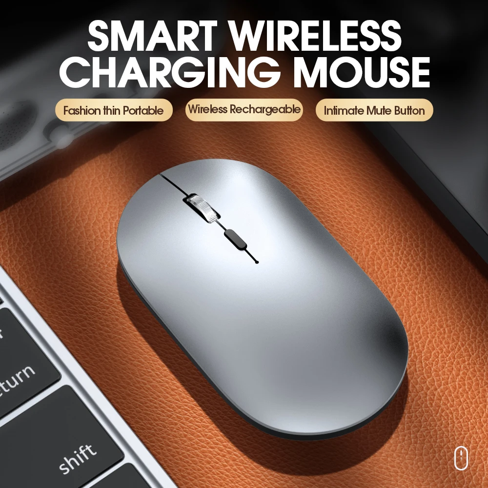 Wireless-bluetooth-Mouse-Silent-Rechargeable-Mice-Bluetooth-Mouse-for ...