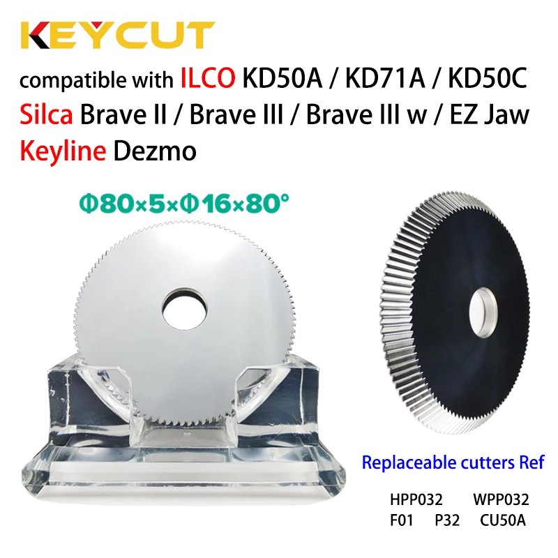 Keyline WP032 F01 ILCO P32 CU50A Fits ILCO KD50A KA71A Silca Bravo II ...