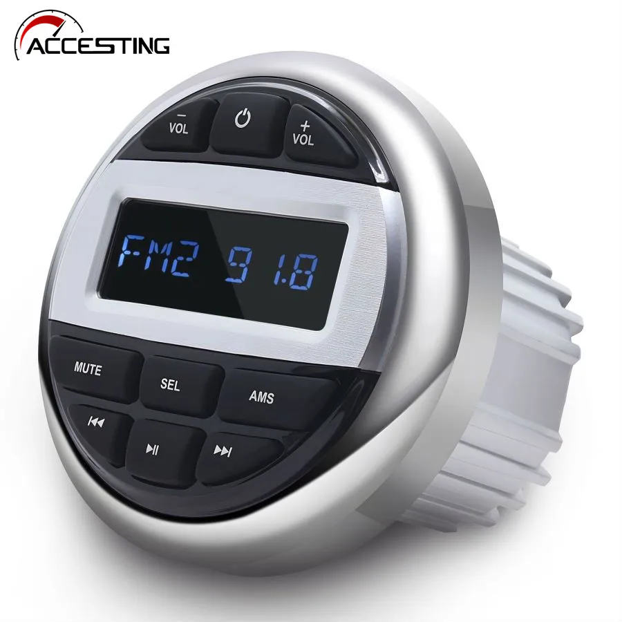Marine-Stereo-Boat-Radio-Waterproof-With-Bluetooth-FM-AM-Digital-Media ...