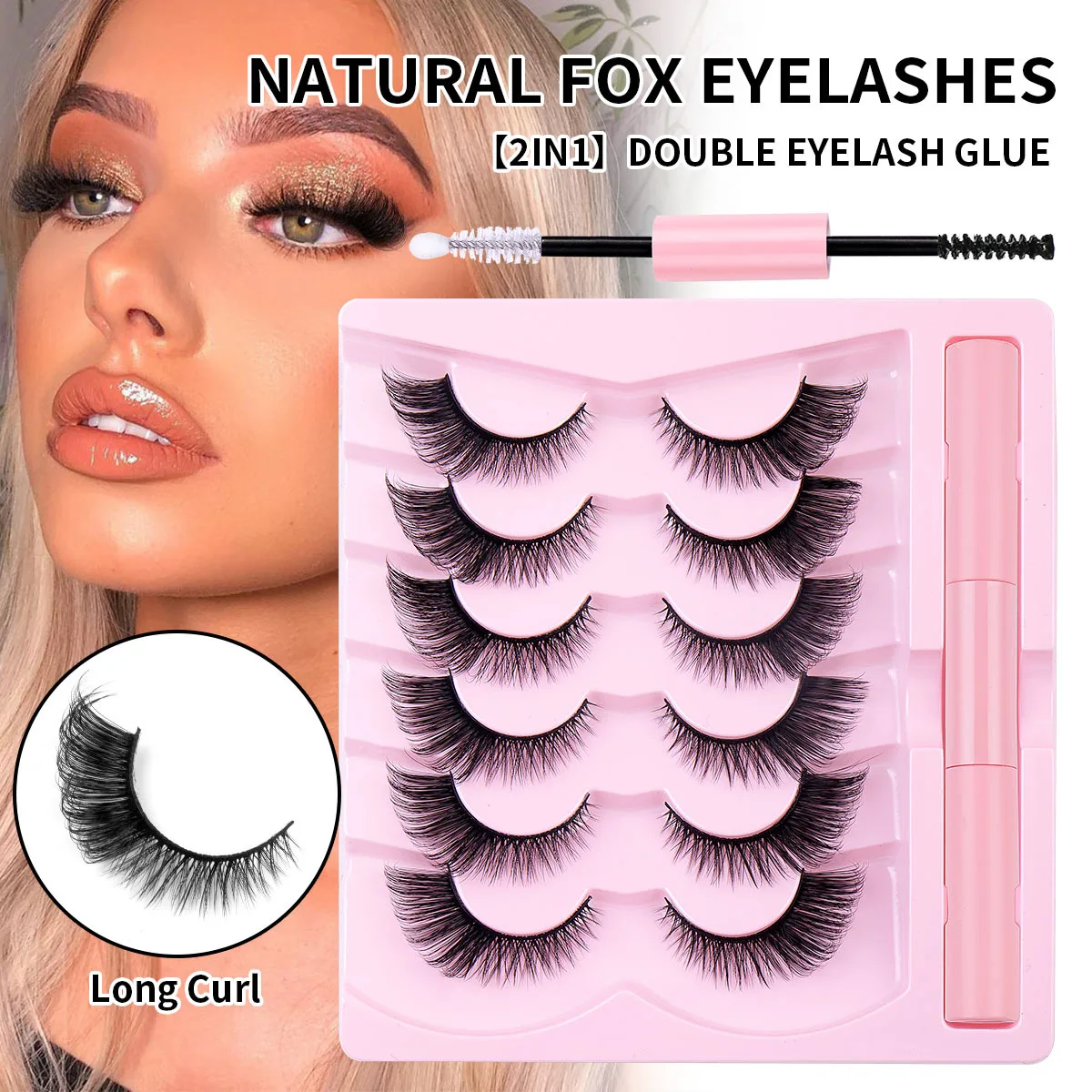 5-6-7-10Pairs-Manga-Lashes-3D-Clear-Band-L-shaped-Lashes-Natural-Look ...