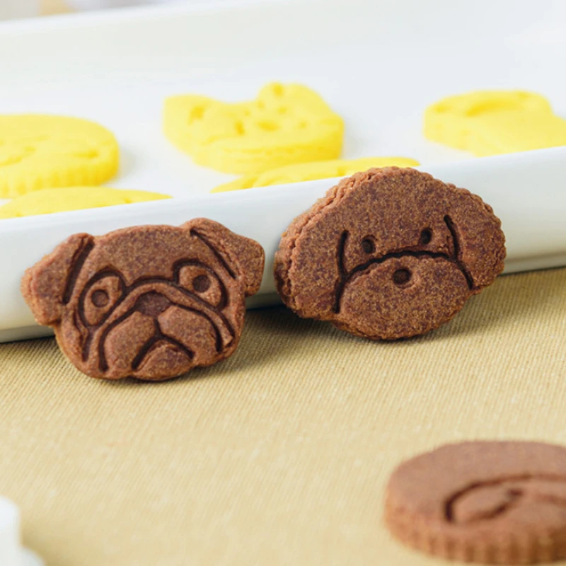 Mini-Puppy-Cookie-Cutter-Cake-Press-Mold-Dog-Biscuit-Mold-DIY-Fondant ...