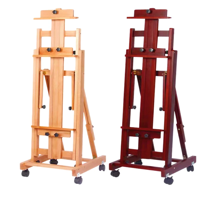 Large-Easel-Wooden-Caballete-Pintura-Artist-Oil-Painting-Easel-Dual ...