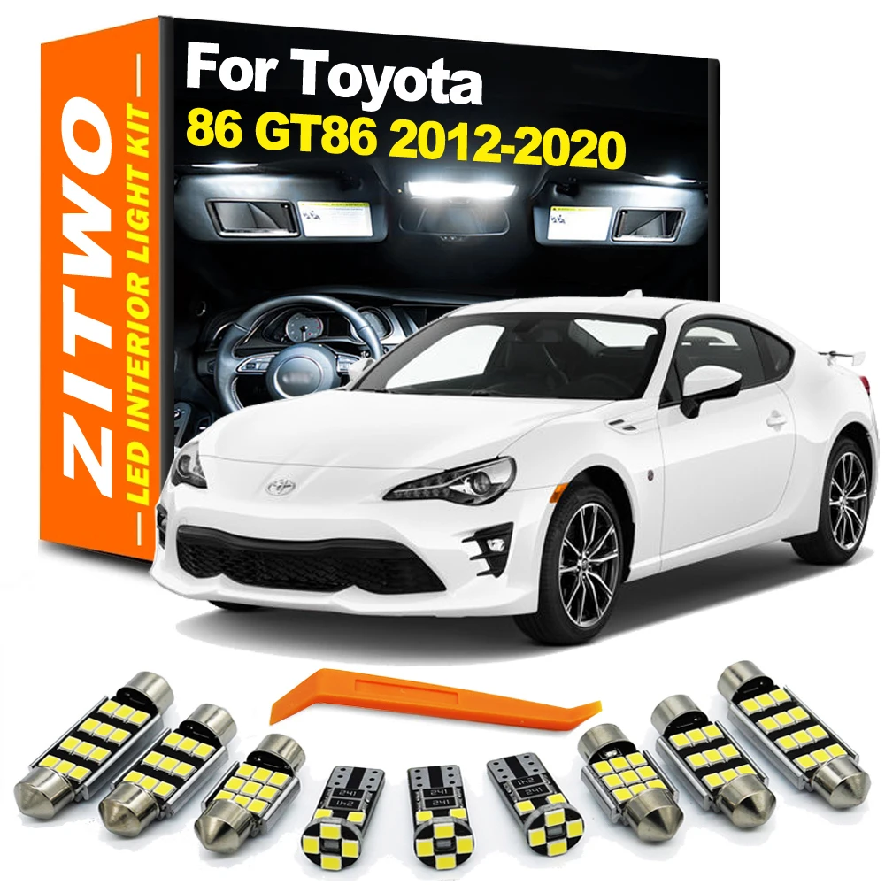 ZITWO-11Pcs-LED-Interior-Map-Dome-Reading-Light-Kit-For-Toyota-86-GT86 ...