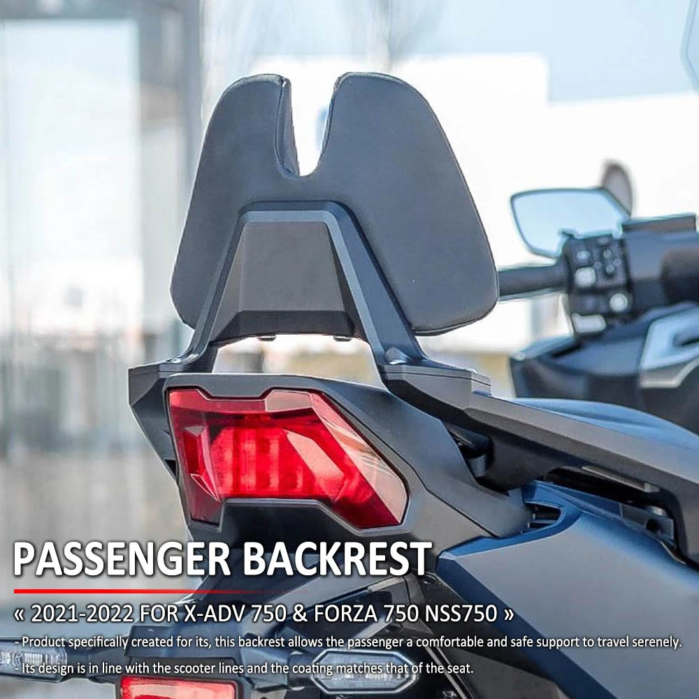Motorcycle Passenger Seat | Rear Backrest Cushion | X Adv 750 Honda ...
