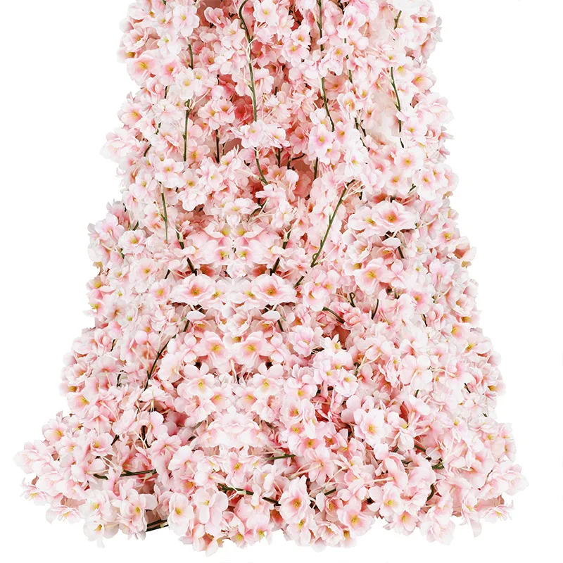 180cm Artificial Flowers Cherry Blossom Sakura Garland Wedding Arch ...