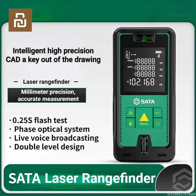 Youpin-SATA-Mini-Laser-Rangefinder-Handheld-Infrared-Measuring-Ruler ...