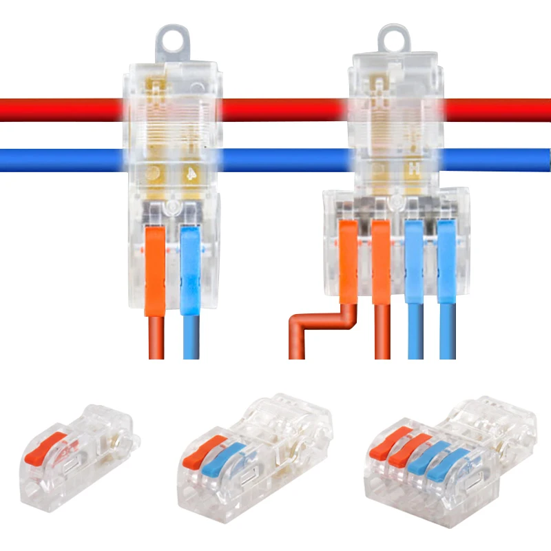 5Pcs-Quick-Electrical-Cable-Connectors-Snap-Splice-Lock-Wire-Terminal ...