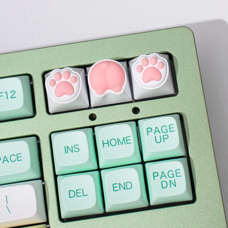 1/pcs Cat Paws Corgi Buttock Keycap For Mechanical Keyboard Cute ...