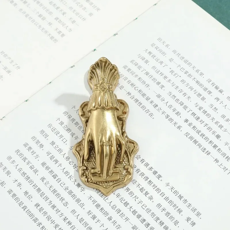 New-Vintage-Stationery-Brass-Lady-Hand-shaped-Alloy-Paper-Clip-Hand ...