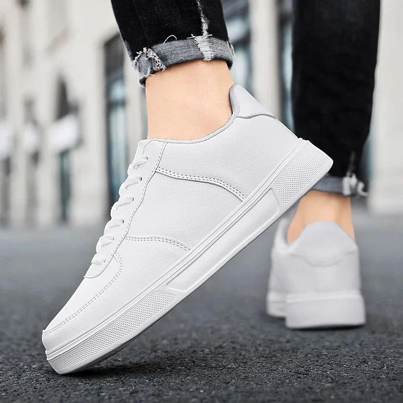 Fashion White Men casual Sneakers Breathable Comfortable Outdoor ...