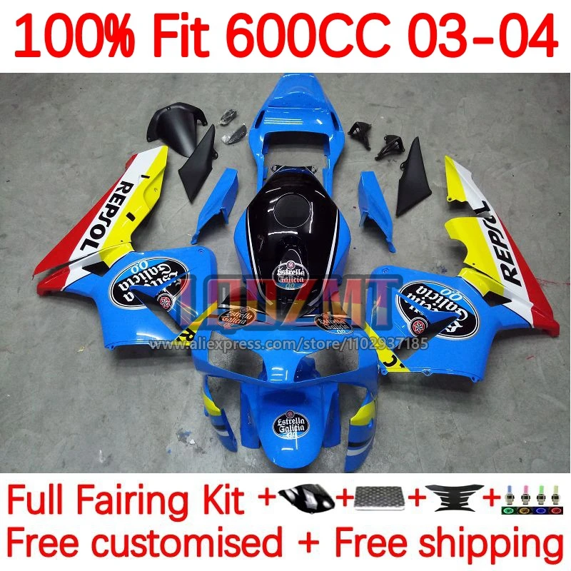 Repsol-Blue-Injection-For-HONDA-CBR-600RR-600F5-CBR600F5-CBR-600-RR-F5 ...