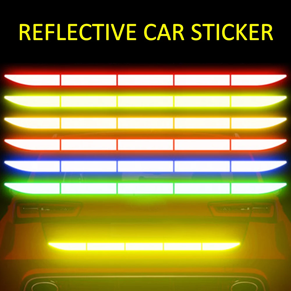 90cm-Car-Reflective-Stickers-Rear-Trunk-Reflector-Waterproof-Decal-Car ...