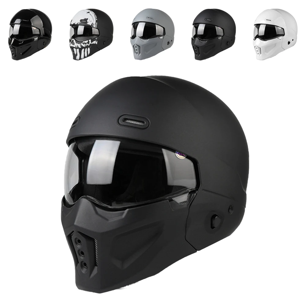 Full-Face-Motorcycle-Helmet-With-Detachable-Front-Cover-Multiple ...