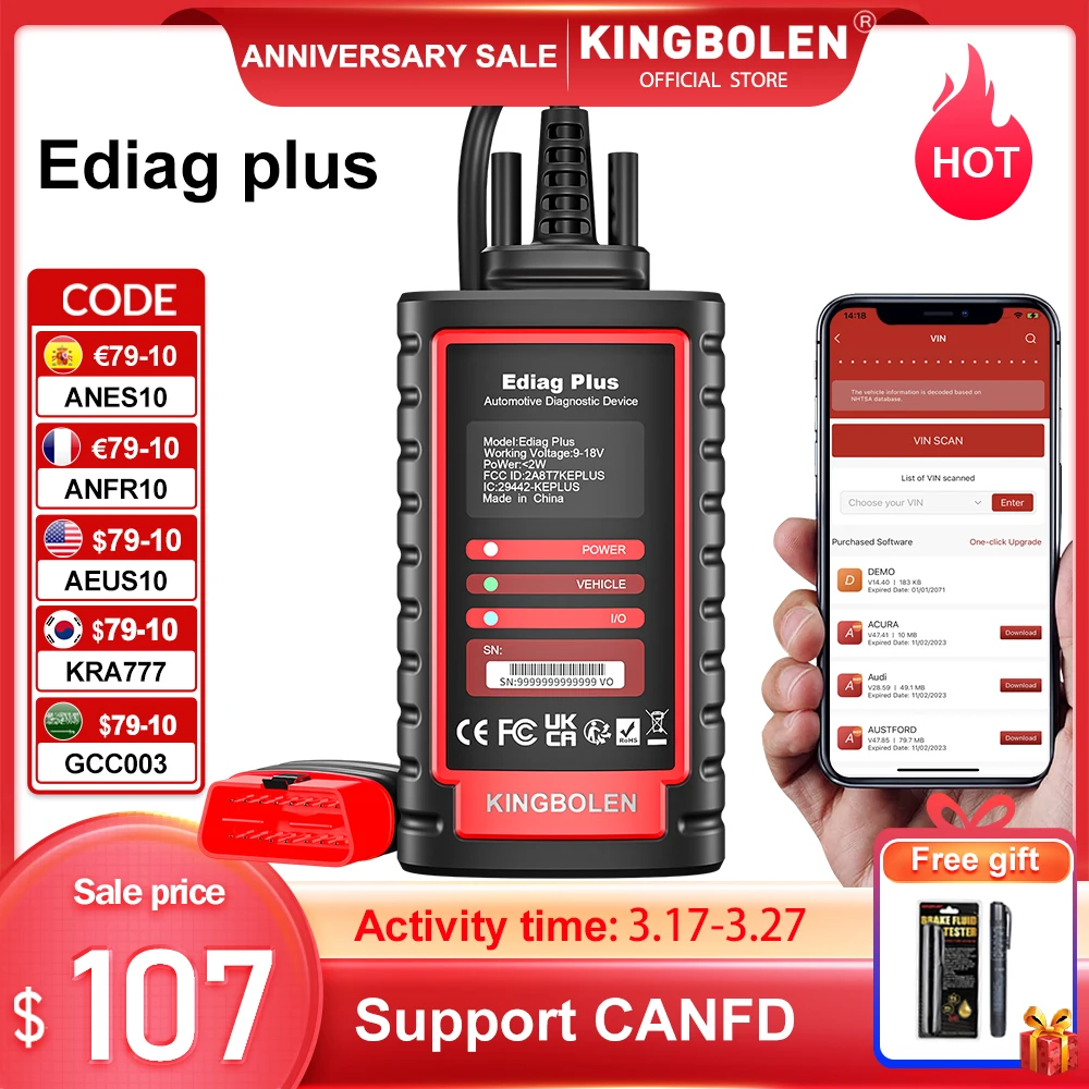 KINGBOLEN-EDIAG-Plus-All-System-OBD2-Diagnostic-Scanner-Intelligent ...