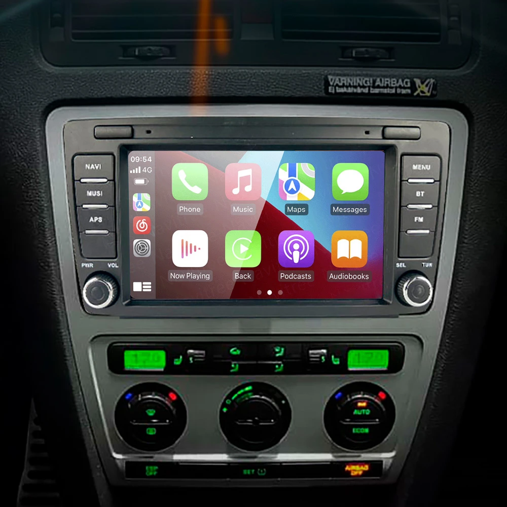 for-SKODA-OCTAVIA-2009-2010-2011-2012-2013-2014-2015-car-head-unti ...