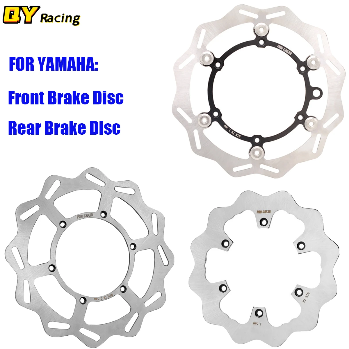 Motorcycle-Front-and-Rear-Brake-Disc-Rotor-Disk-For-Yamaha-YZ-WR-125 ...