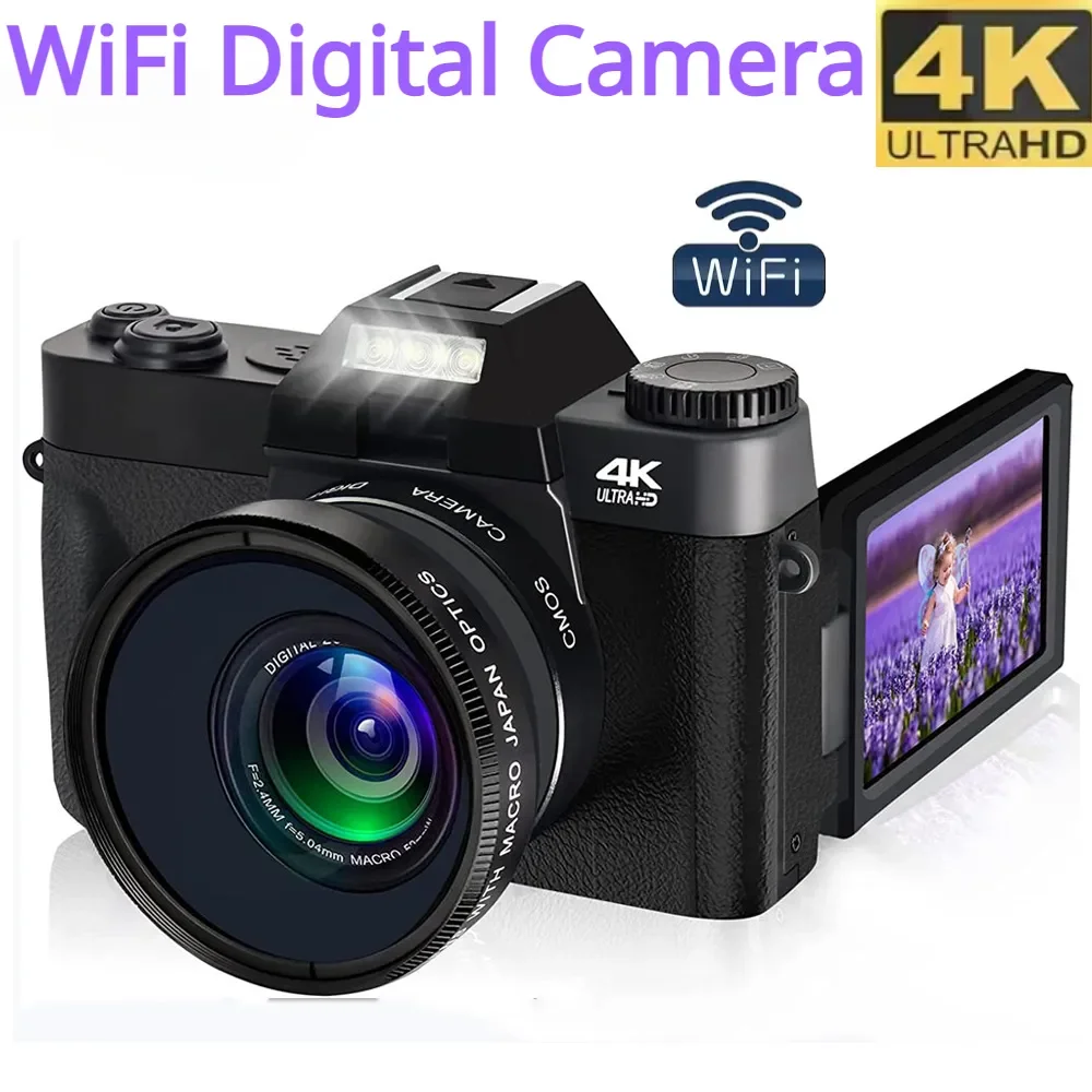 2024-4K-HD-Professional-Digital-Camera-Outdoor-Camcorder-Webcam-Wide ...