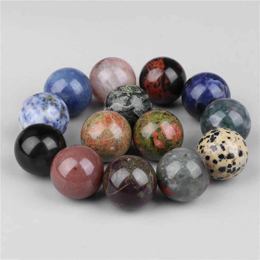 20mm-Natural-Polished-Balls-Stone-Ornaments-Reiki-Healing-Gems-Stone ...