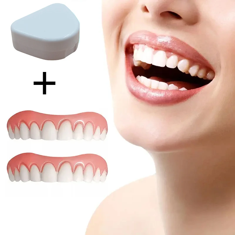 False-Teeth-Silicone-Storage-Container-Upper-Lower-Veneers-Perfect ...