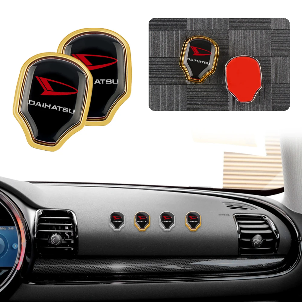 5Pcs-3D-Metal-Car-Interior-Storage-Hook-Up-Sticker-Accessories-For ...