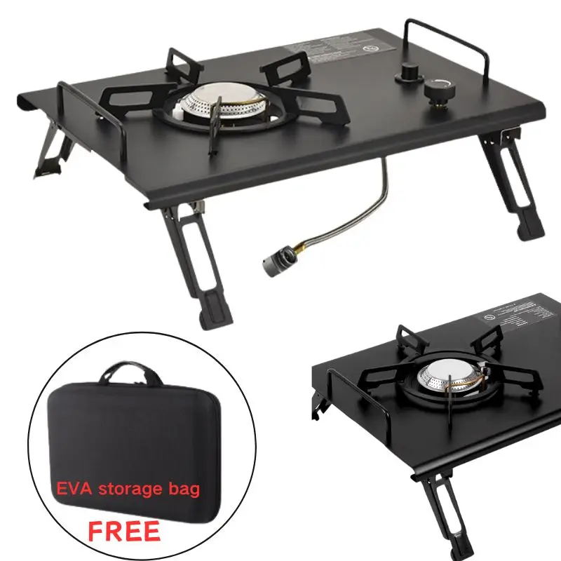 Camping Gas Stove 4000W Foldable IGT Gas Stove Stainless Steel Camping ...