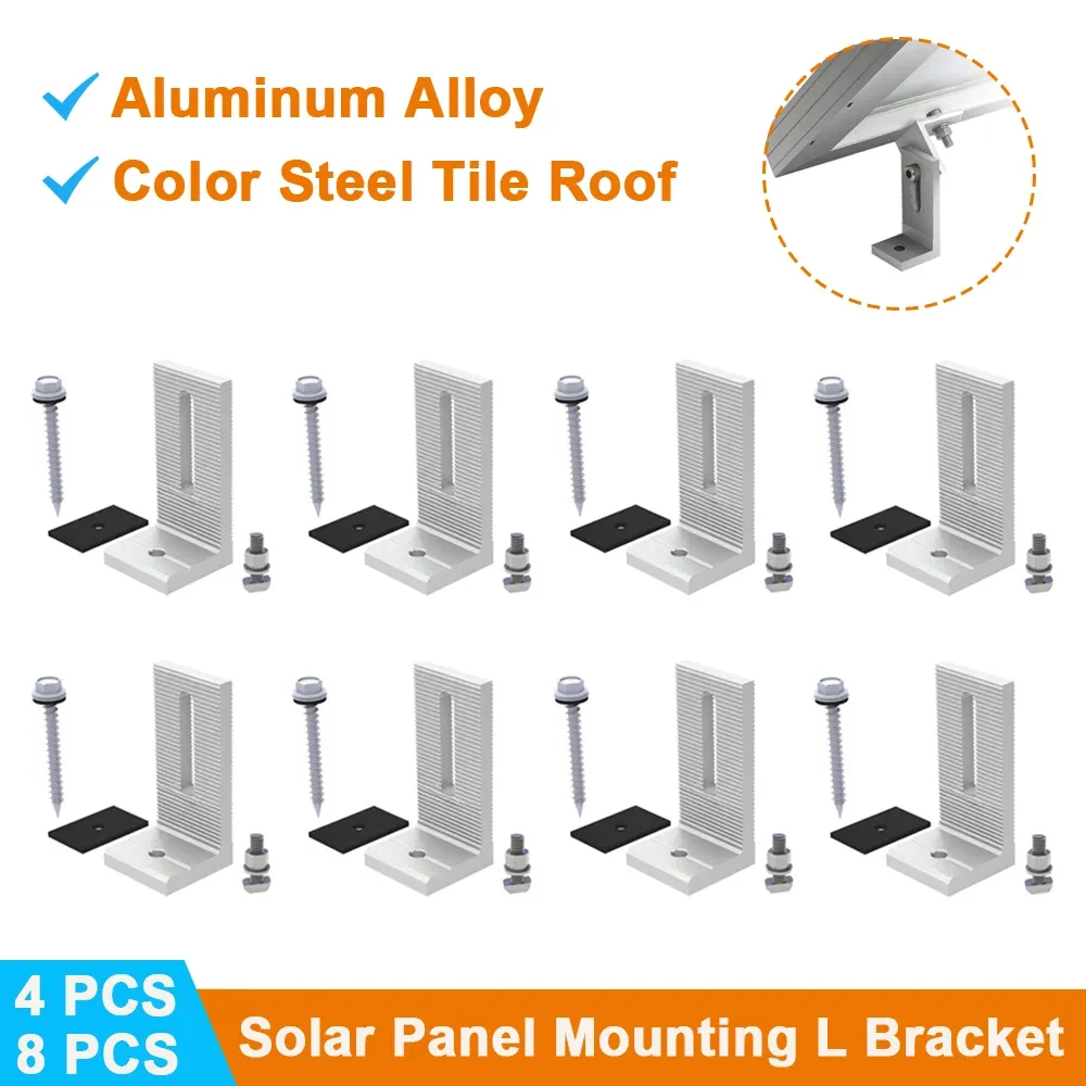 Solar-Panel-Mounting-L-Brackets-Aluminum-90-Degree-Photovoltaic-Bracket ...