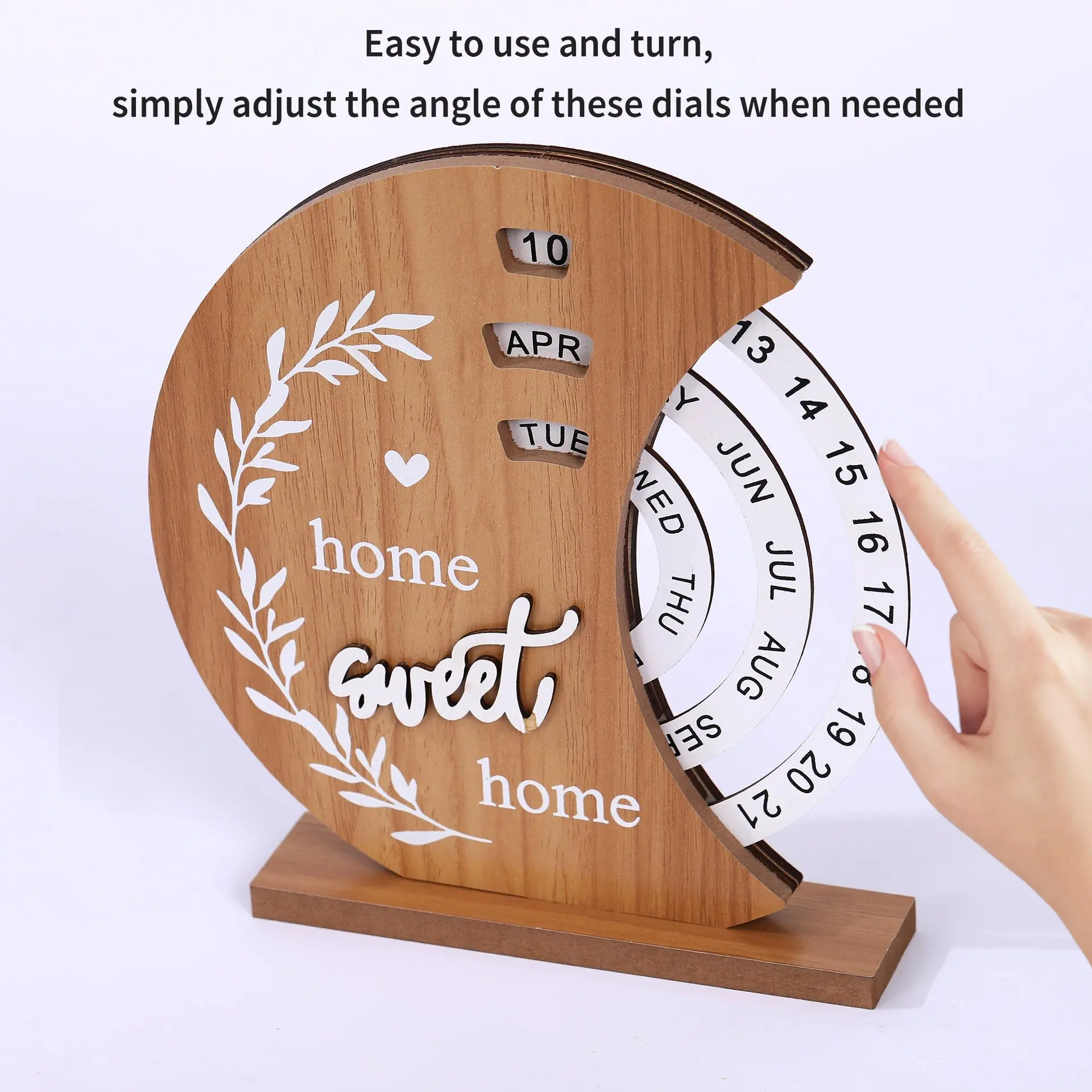 Wooden-Creative-Calendar-Perpetual-Calendar-Home-Decoration-Office ...
