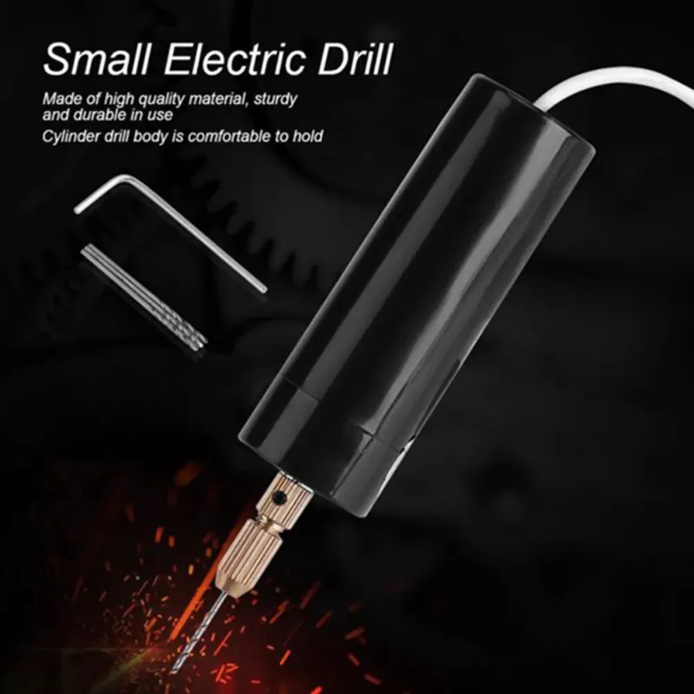 Handheld Mini Electric Drill DIY Electric USB Electric Drill Tools For Epoxy Resin Jewelry ...
