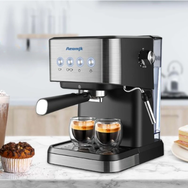 Semi-automatic-Espresso-High-Pressure-Coffee-Machine-Electric-Espresso ...