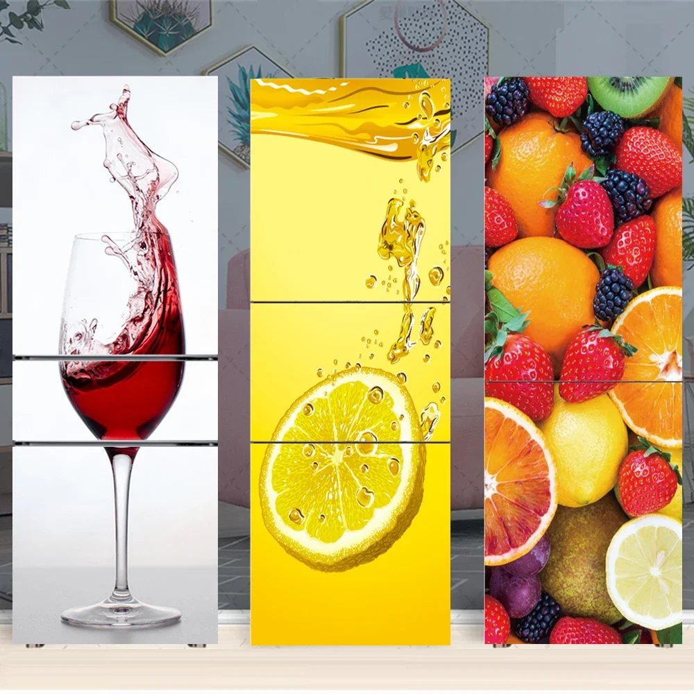 3D-Fruit-Fridge-Door-Mural-Sticker-Self-Adhesive-Waterproof-Vinyl-Wine ...