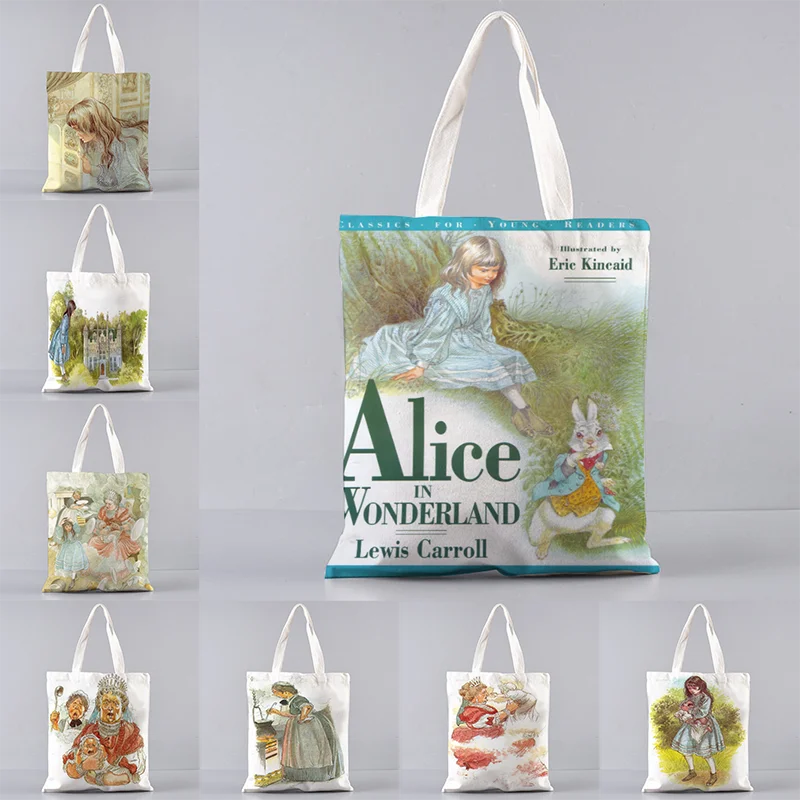 Princess-Alice-Cloth-Tote-Bags-for-Women-In-Wonderland-Ladise-Fashion ...