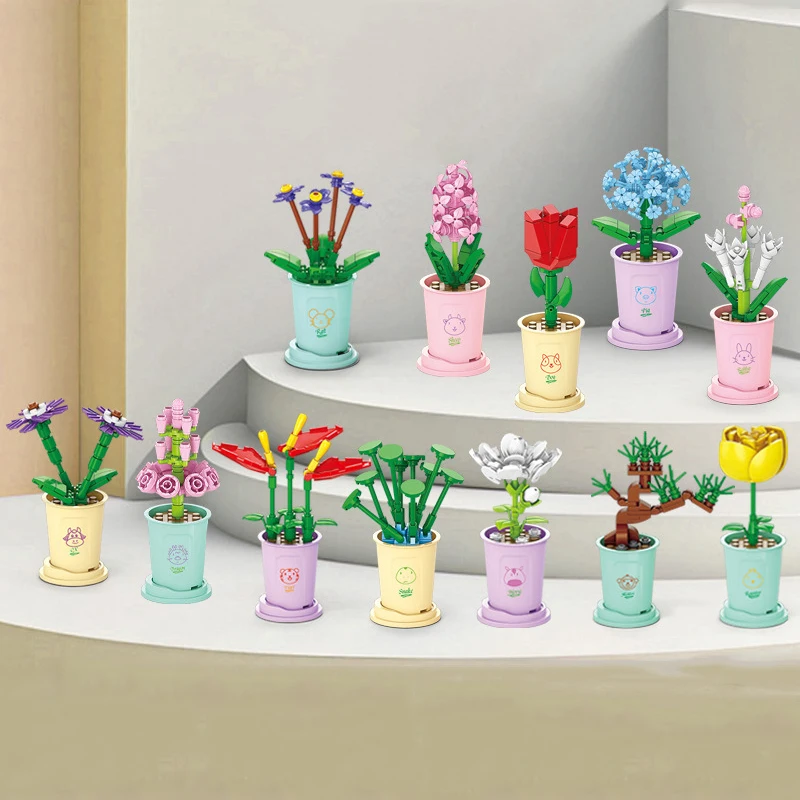 1pc-Creative-Fashion-Building-Block-Flower-Building-Toy-Set-Great-Gift ...