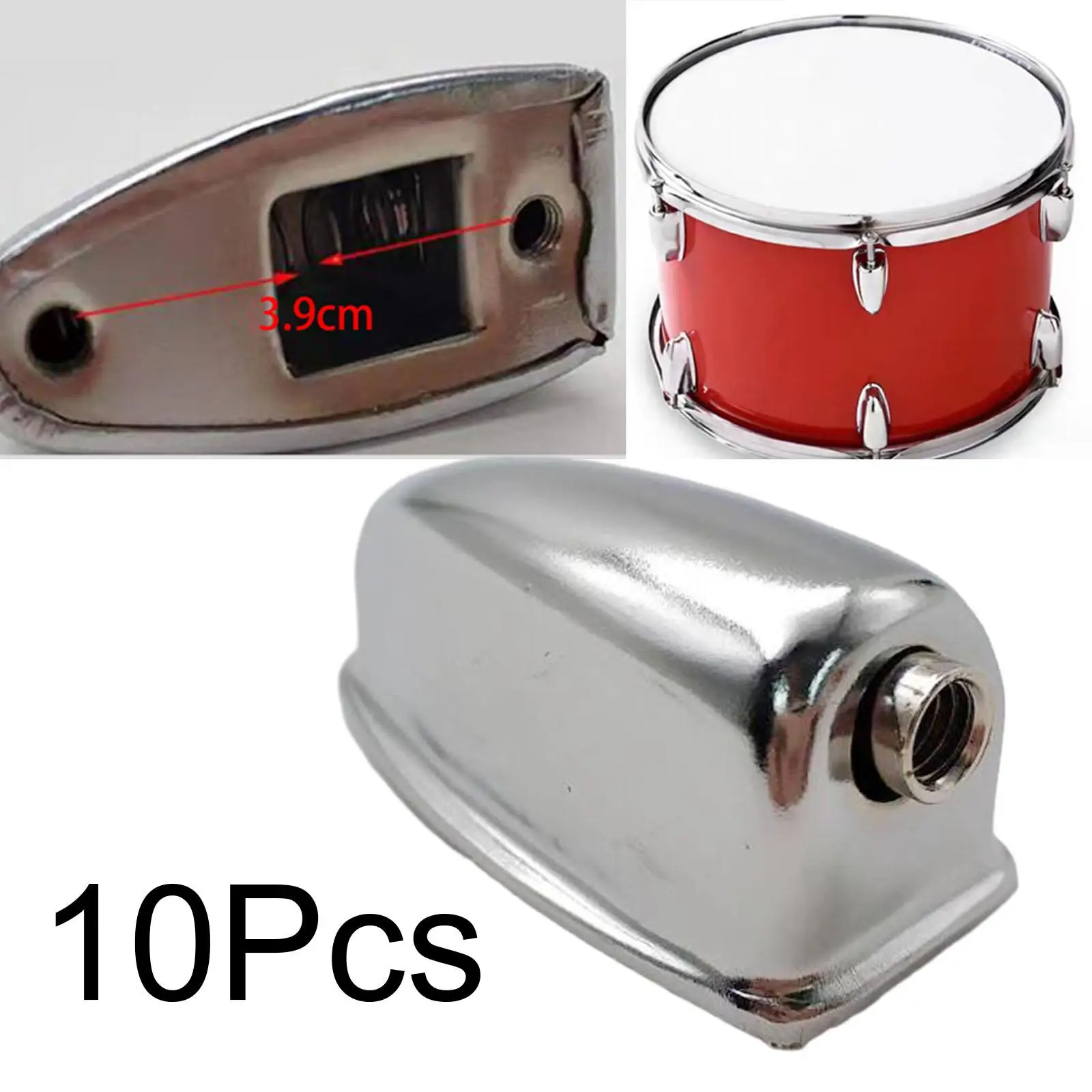 10x-Snare-Drum-Lug-Musical-Instruments-Parts-Easy-to-Install-Portable ...