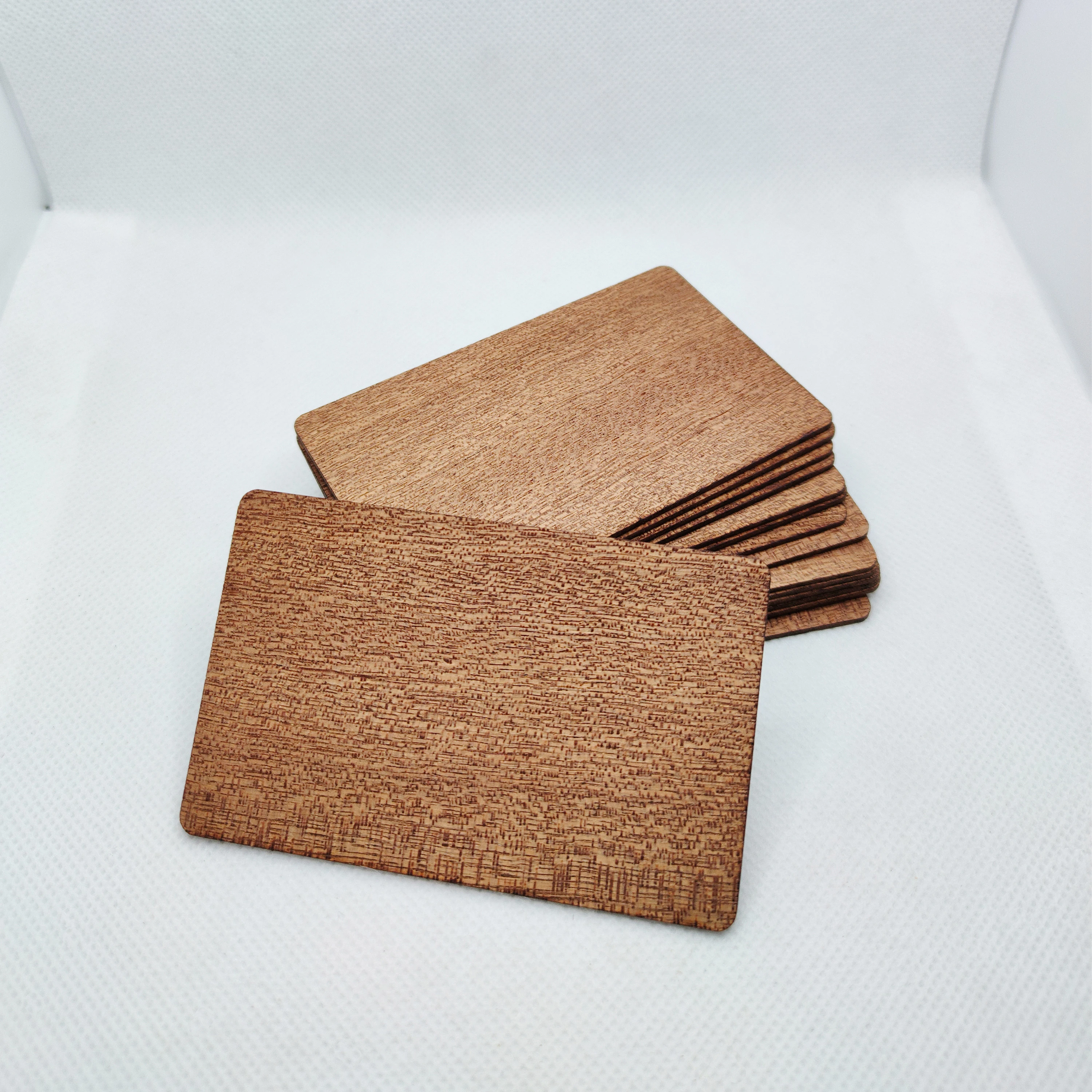 200 Pieces NFC Wooden Eco Friendly Card Blank Printable 13.56MHZ NFC ...