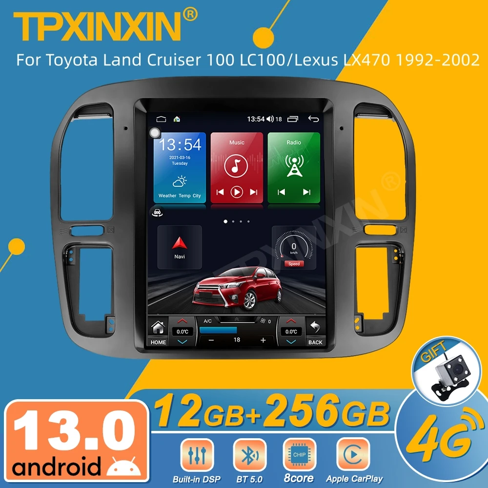 For-Toyota-Land-Cruiser-100-LC100-Lexus-LX470-1992-2002-Android-Car ...