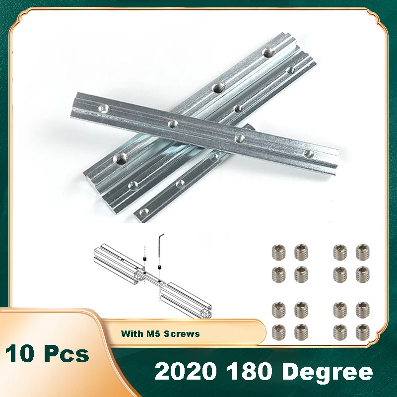 10pcs-Aluminium-Extrusion-Profile-Straight-Joint-Inside-Connector-2020 ...