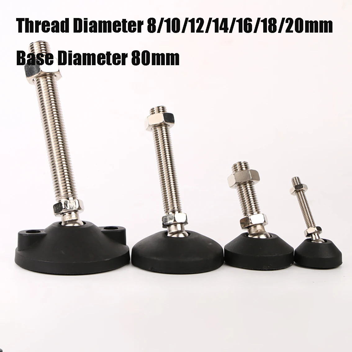 M8-M10-M12-M14-M16-M18-M20-Nylon-Universal-Adjustment-Feet-Joint-Shoe ...