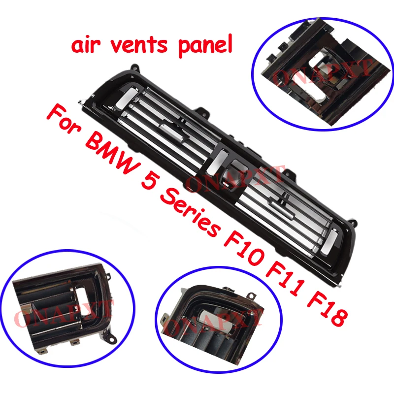 LHD For BMW 5 Series F10 F11 F18 Front Air Conditioning AC Vent Outlet ...
