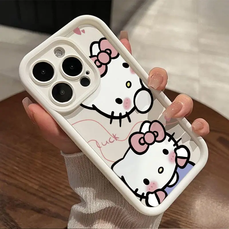 Original-Sanrio-Hello-Kitty-Liquid-Silicone-Cases-For-iPhone-15-14-13 ...