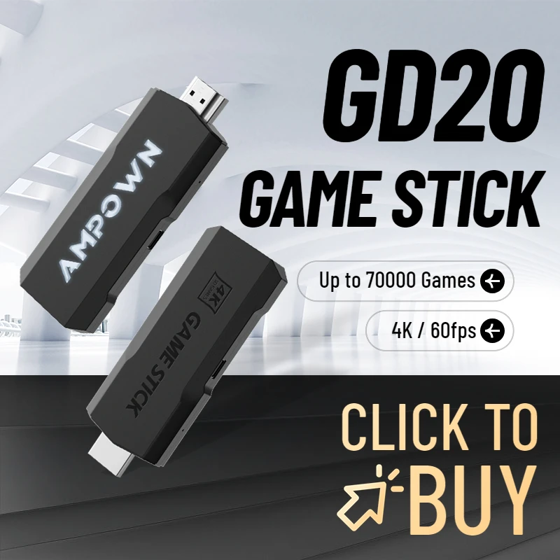 Ampown-GD20-Consola-de-Jogos-GD10-Ultra-GD20-Game-Stick-4K-60fps-HDMI ...