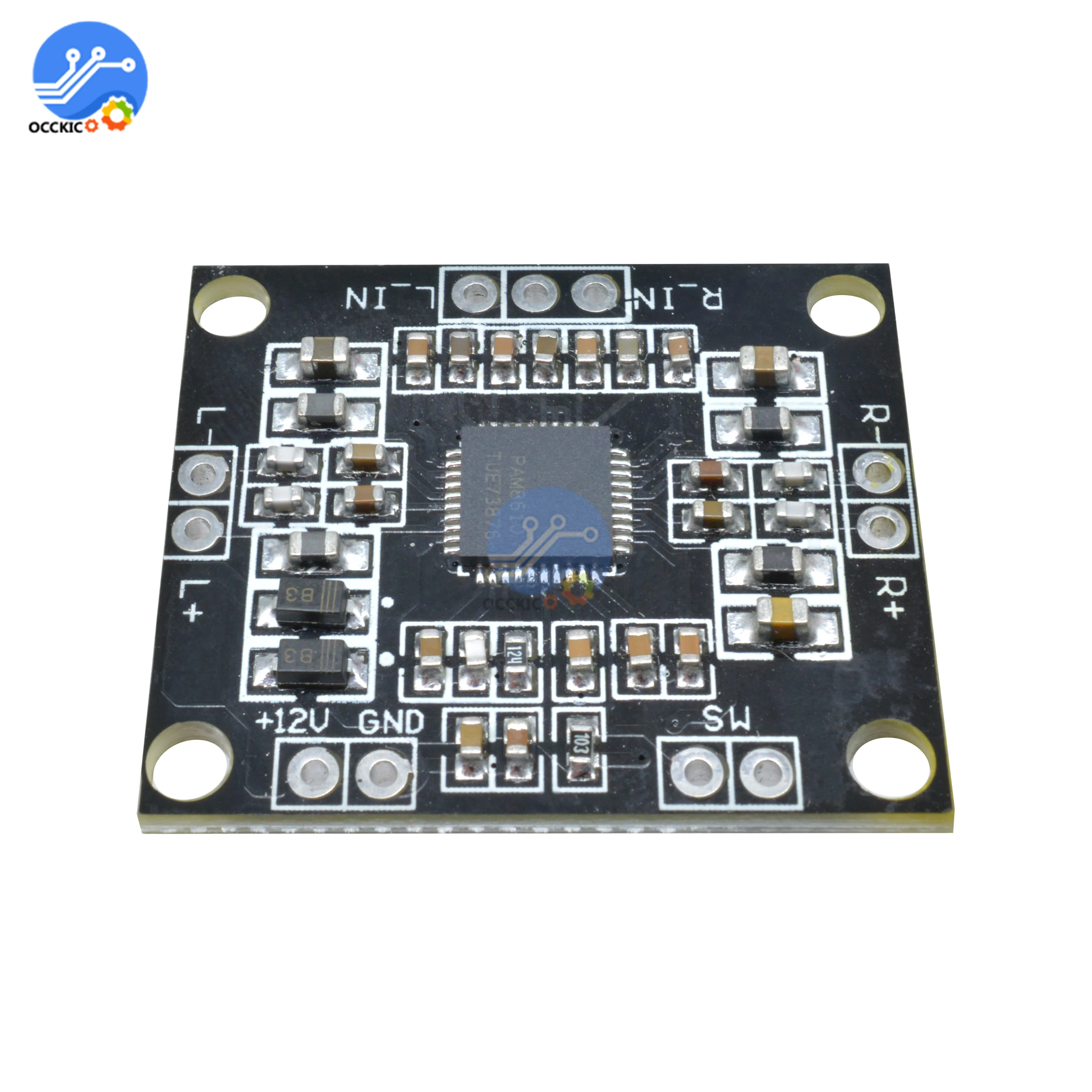 앰프 보드 PAM8610 오디오 저잡음 앰프 보드 모듈, 듀얼 채널 클래스 D 스테레오 파워 앰프 스피커 보드 플레이어|가동 ...