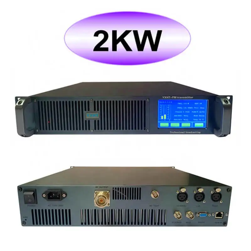 2000W FM Transmitter for 87.5 108MHz Church School Community City ...