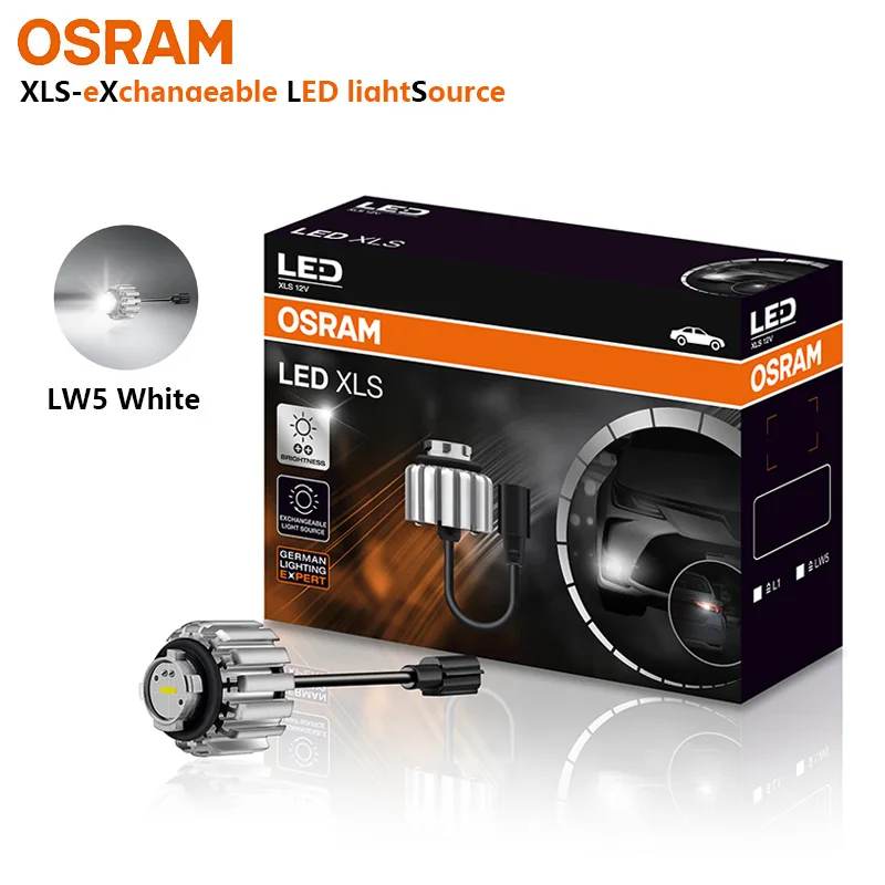 OSRAM-L-mpara-de-marcha-atr-s-LED-XLS-LW5-LW5CW-DRL-6000K-Color-blanco ...