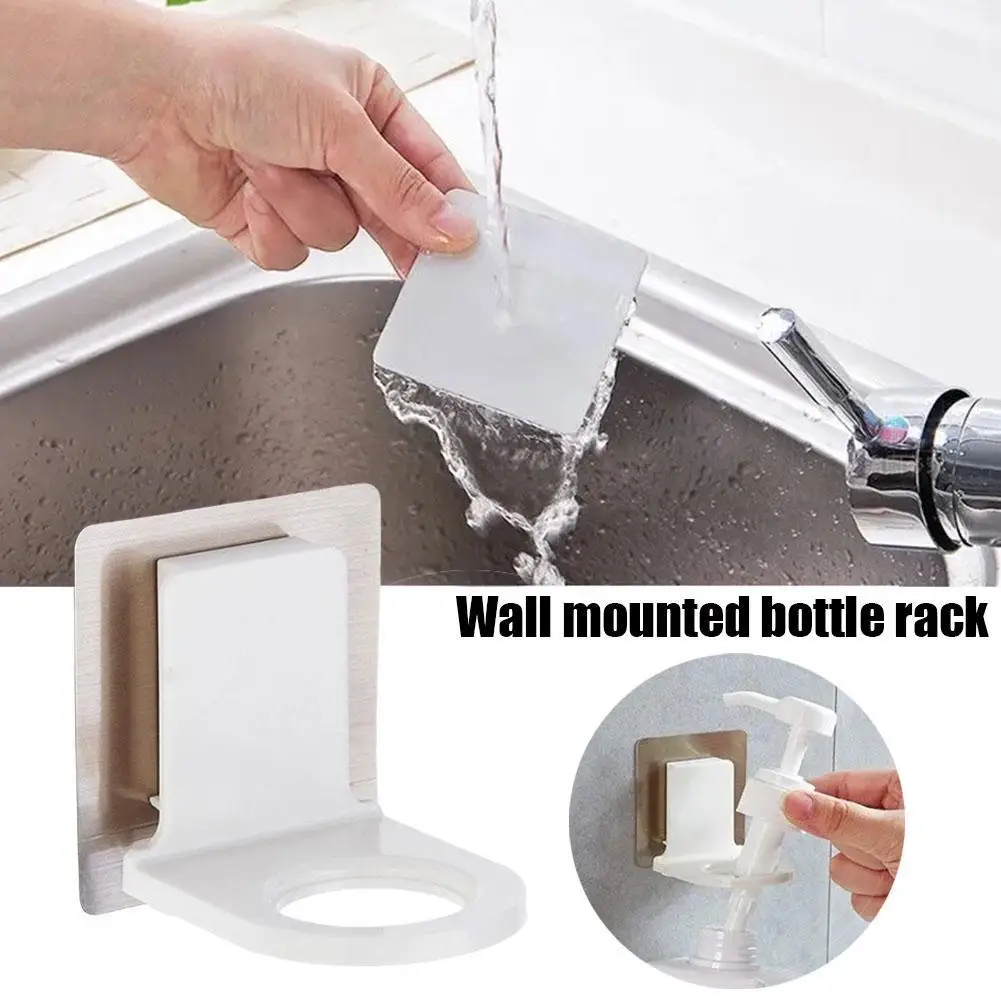 Wall-Mounted-Self-Adhesive-Shampoo-Bottle-Shelf-Liquid-Soap-Shower-Gel ...
