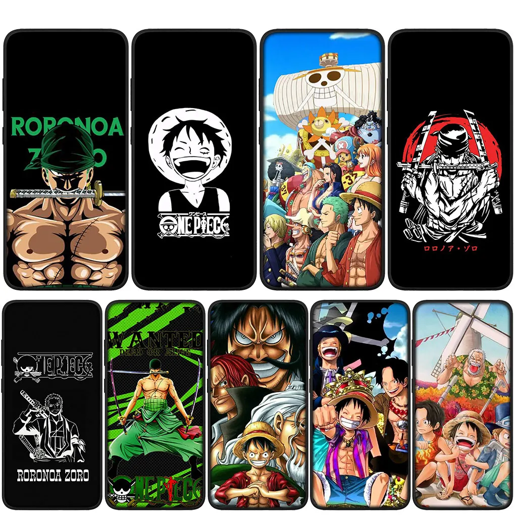 Cartoon-One-Piece-Roronoa-Zoro-Luffy-Cover-Case-for-Xiaomi-Redmi-Note ...