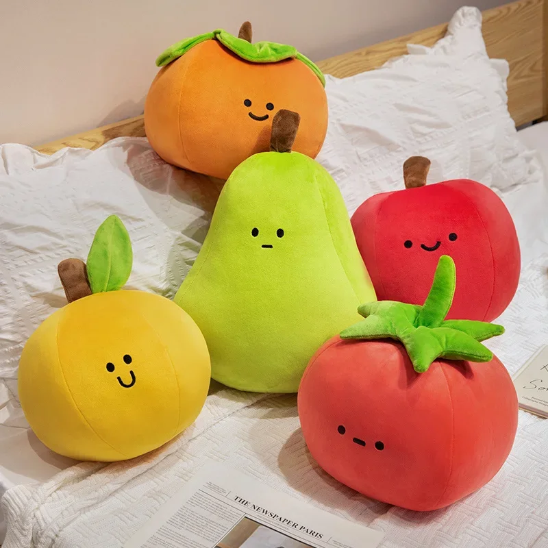 Squishy-Fruit-Plush-Toy-Stuffed-Tomato-Apple-Pear-Orange-Persimmon ...
